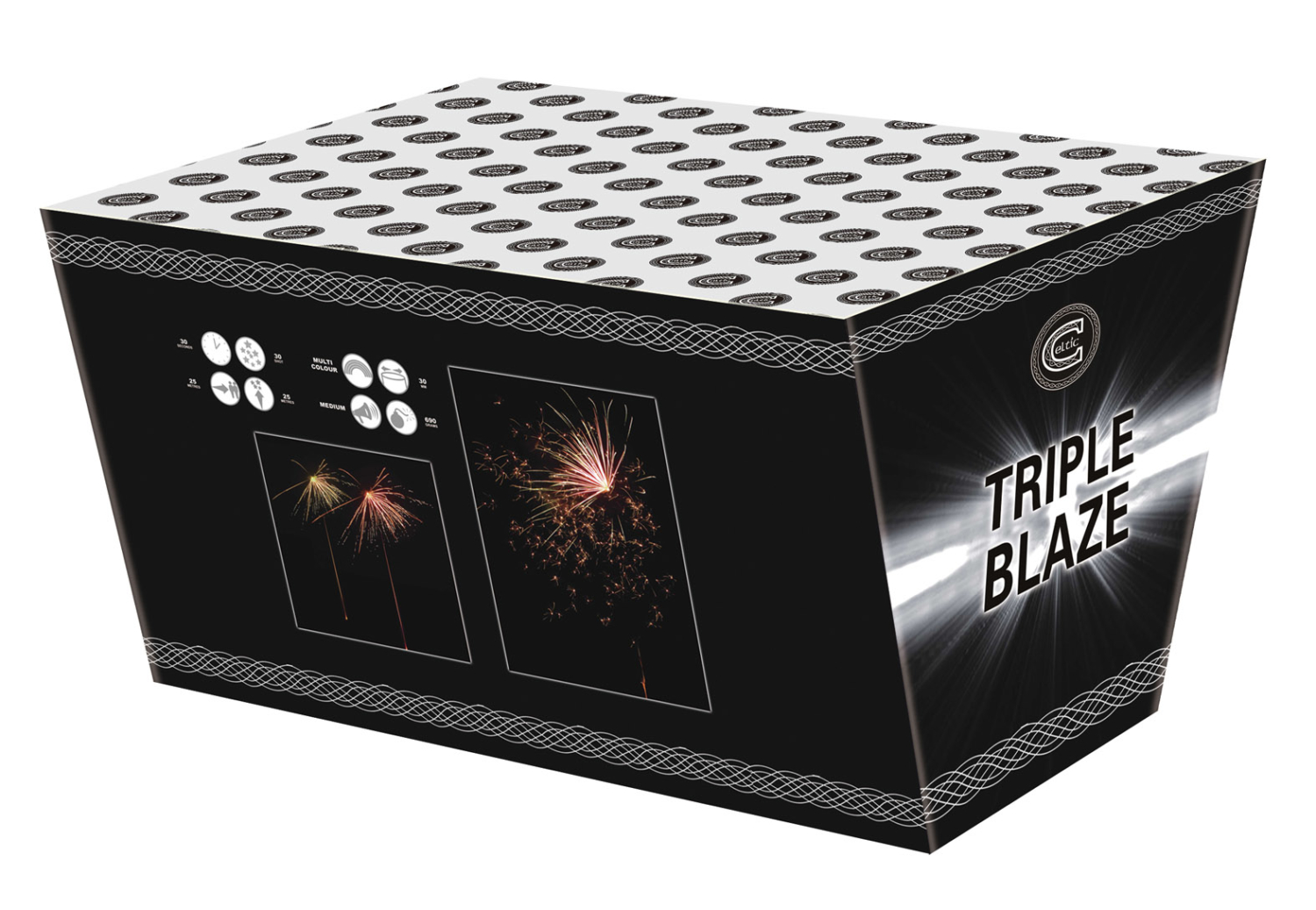 Buy Celtic Fireworks Triple Blaze Online Today - Electrify Fireworks